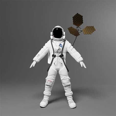 Explorer Astronaut Model Free 3d Model Cgtrader