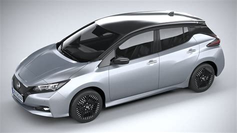 Nissan Leaf 2022 3d Model 159 3ds Fbx C4d Lwo Ma Obj Max Free3d