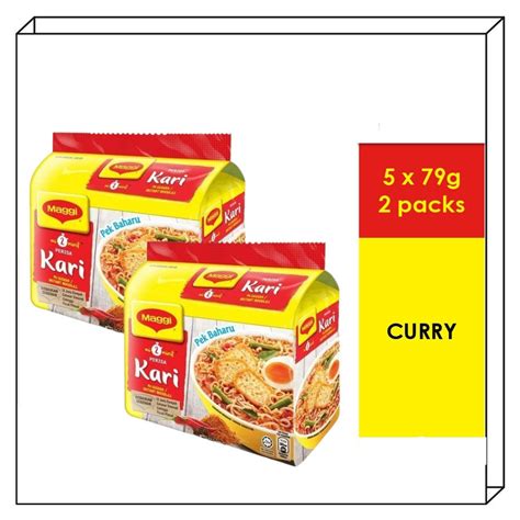 Maggi Kari Curry 79g X 5s Double Pack Single Pack Shopee Malaysia