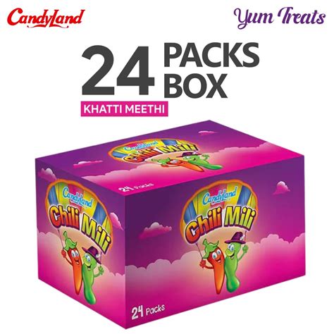 Candyland Chilli Milli Jelly Sweet And Spicy Fun 24 Packs Yum Treats