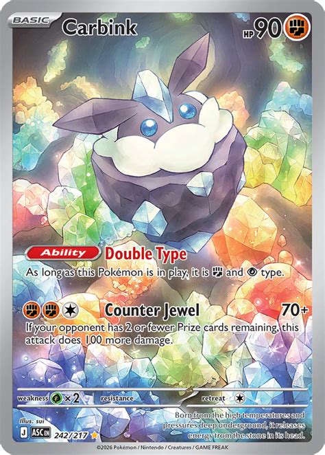 Carbink · Ascended Heroes Asc 242 ‹ Pkmncards