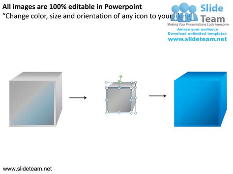 D Cubes Building Blocks Stacked Process Style Design Powerpoint Ppt Templates PPT