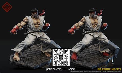 🗿 Ryu・ 3d File For 3d Printing・cults
