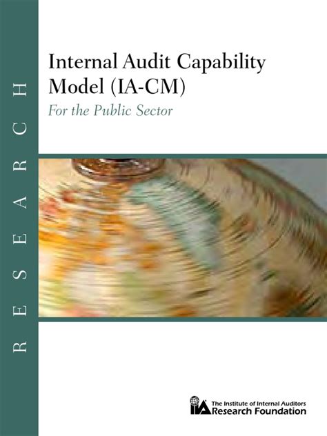 Internal Audit Capability Model Ia Cm Pdf Internal Audit Audit