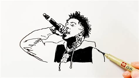 How To Draw Nba Youngboy Youtube