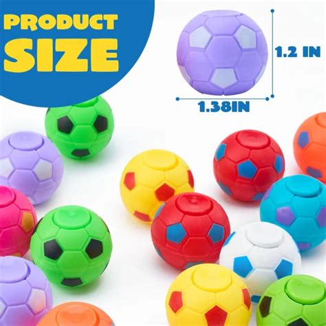 Amazing 36 Pack Soccer Ball Fidget Spinners