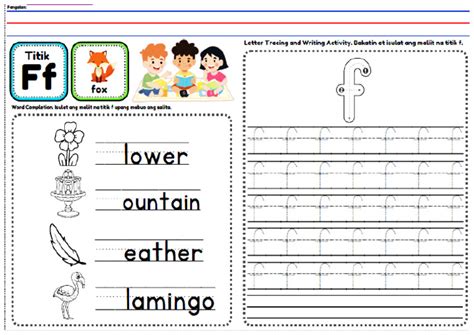 Day 2 Activity Sheet Ff Pdf