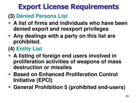 Ppt Chapter Xxxv U S Export Controls Powerpoint Presentation Free