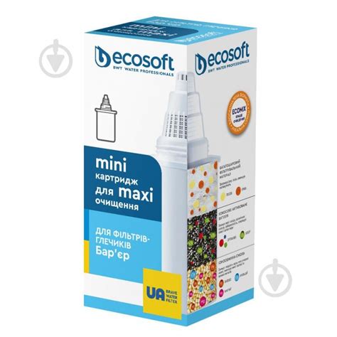 ᐉ Картридж для фільтра Ecosoft Картридж Ecosoft до глечиків Барєр 1 шт • Краща ціна в Києві