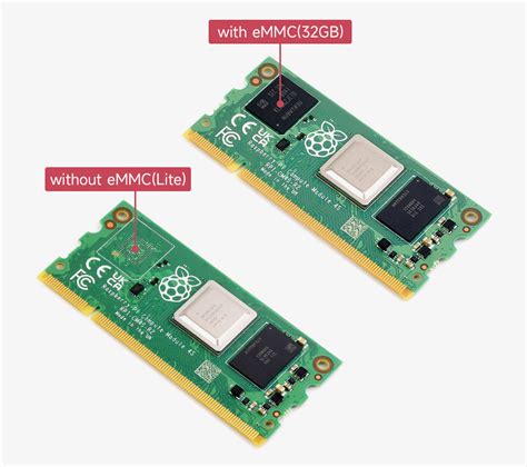 Raspberry Pi Compute Module 4s Powerful 32gb Emmc Flash Compatible