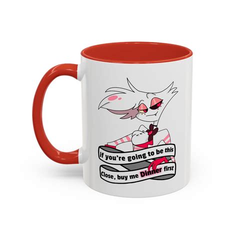 Funny Angel Dust Hazbin Hotel Accent Coffee Mug 11oz Unique T For Hazbin Hotel Fans Angel