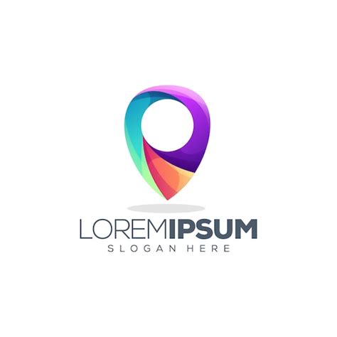 Vibrant Compass Inspired Location Icon Design Jiffy Designs