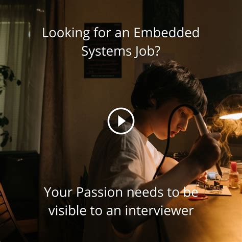how to get embedded systems job