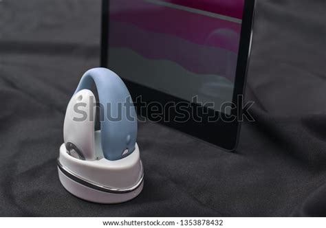 Sex Toys Woman Closeup Photo Blue Stock Photo Edit Now 1353878432