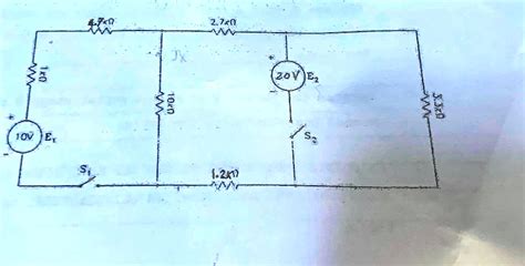 Solved Find The Current Through The 10 KÎ© Resistor Using The