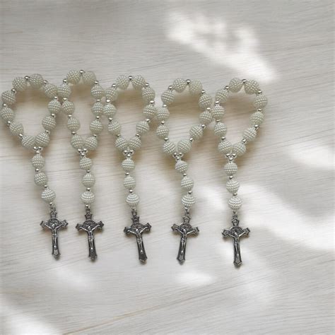 Mini Rosaries Small Rosaries Baptism Favors Wedding Favors