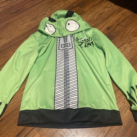 Invader Zim Gir Jacket Has Small Stains Size L Depop
