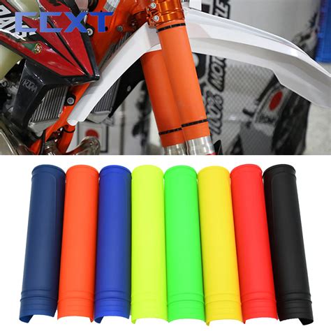 Motorcycle Universal Fork Cover Shock Absorber Guard Protector For