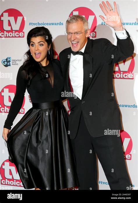 Storm Huntley Left And Jeremy Vine Attending The Tv Choice Awards