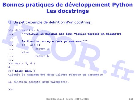 Le Langage Python