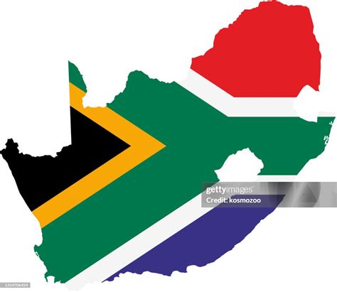 South Africa Flag Map High Res Vector Graphic Getty Images