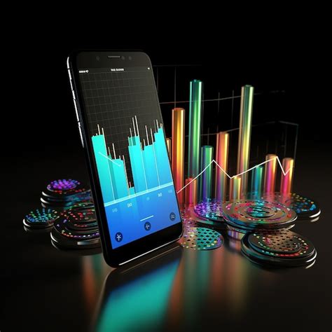 Premium Ai Image 3d Data Analysis Business Graph Finance Chart