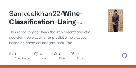 Github Samveelkhan22wine Classification Using Decision Tree This Repository Contains The
