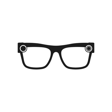 Spectacles Icon Vector 20190992 Vector Art At Vecteezy