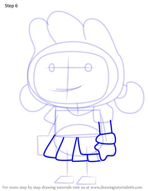 How To Draw Lily From Scribblenauts Scribblenauts Step By Step