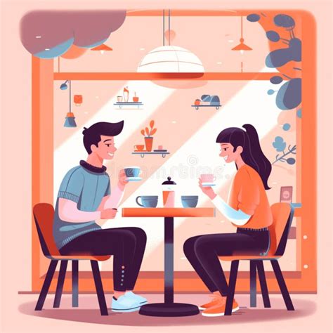 Cute Couple Cafe Stock Illustrations 1572 Cute Couple Cafe Stock Illustrations Vectors