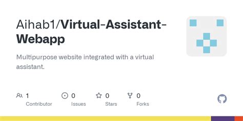github aihab1 virtual assistant webapp multipurpose website