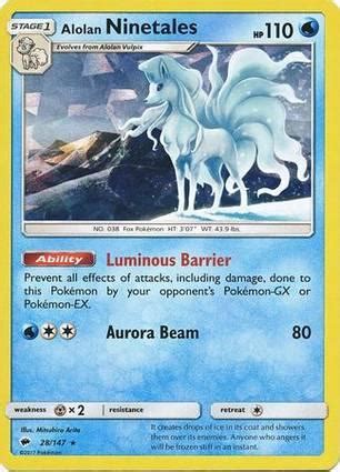 Alolan Ninetales [cracked Ice] 28 Prices Pokemon Burning Shadows