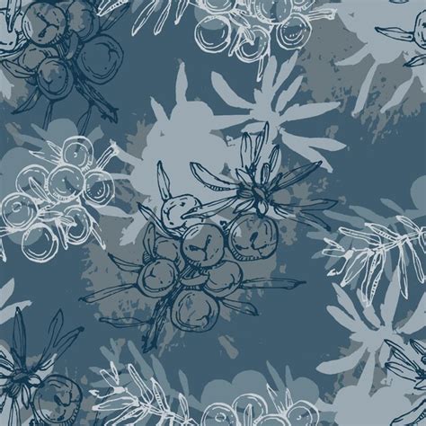 Premium Vector Seamless Pattern With Juniper