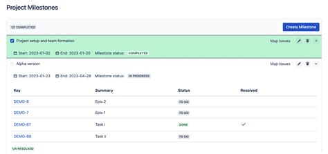 Project Milestones for Jira | Devpost