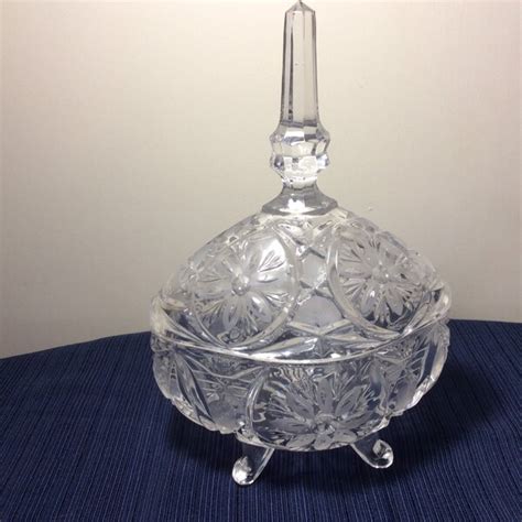 Footed Candy Dish Etsy