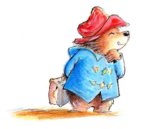 Original Paddington Illustrations By Rw Alley Cute Bear Bear