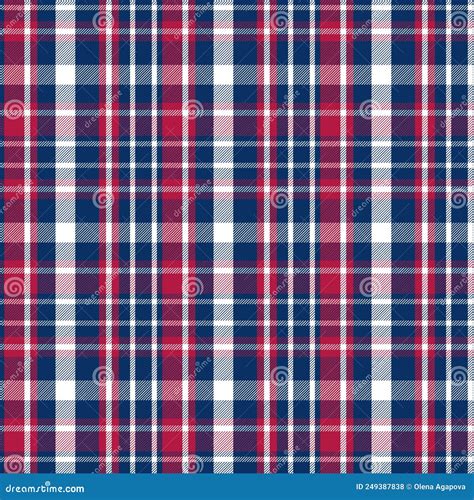 Plaid Seamless Pastel Gingham Pattern Background For Memory Day