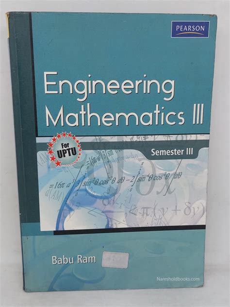 Engineering Mathematics Iii Sem Iii Ram Naresh Old Books Seller