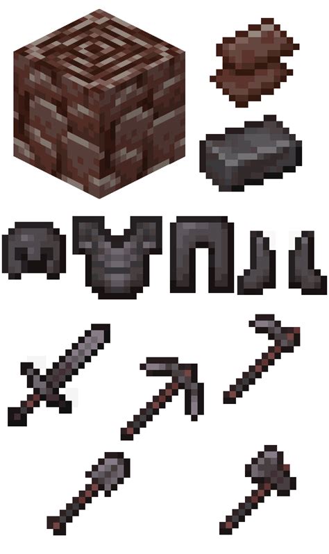 Netherite Minecraft Móc Khóa Xếp Giấy