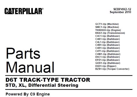 Cat D6t Vol 2 Parts Catalog Manual