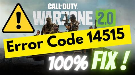 Call Of Duty How To Fix Error Code 14515 In Modern Warfare 2 Iconictechs