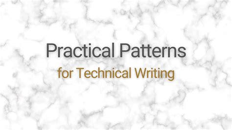 Devopschat Articles Practical Patterns For Technical Writing