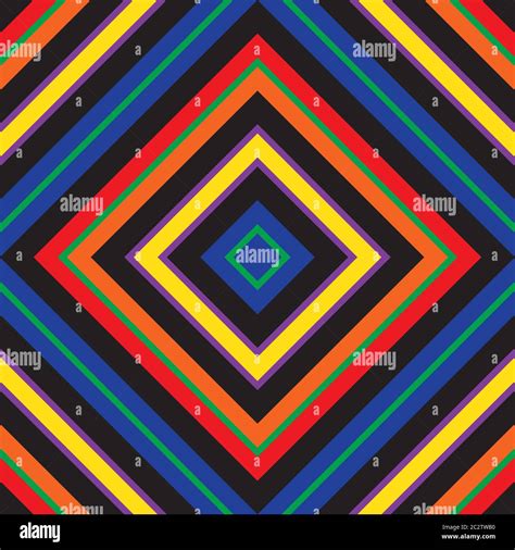Rainbow Striped Seamless Pattern Background Suitable For Fashion