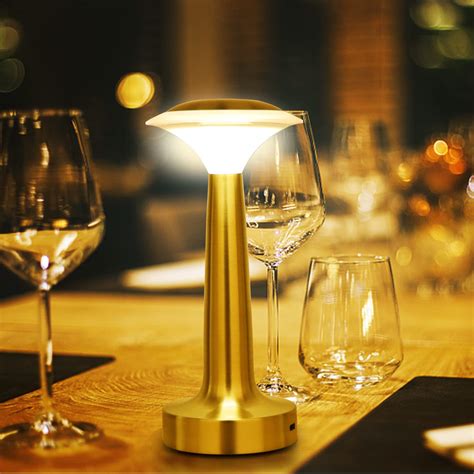 Battery Table Lamps For Restaurants Rechargable Table Lamp Energy