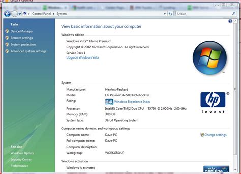 Windows Experience Index Show Off Your Scores Computers 4 Nigeria