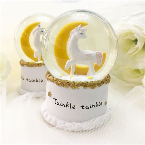 Unicorn Moonlight Mini Snowglobe Chasing Unicorns
