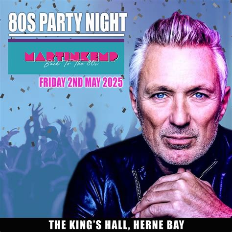 Im Delighted To Be Welcoming Former Spandau Ballet Musician And Eastenders Actor Martin Kemp