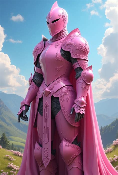 Pink Knight Seaart Ai