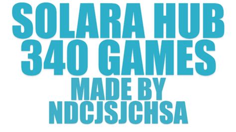 Universal Script Solara Hub Games With Universal Scripts Roblox Scripts ScriptBlox