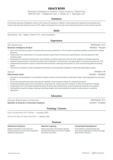 6 Successful Business Intelligence Resume Examples And Writing Tips For
